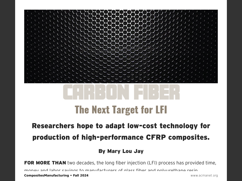 Fall 2024Carbon Fiber: The NeThe Next Txt Target for LFIarget for LFI