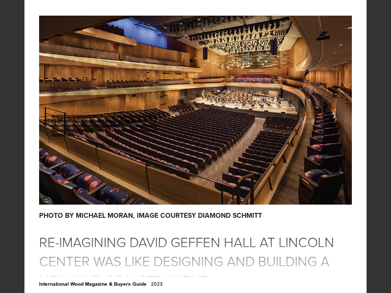 David Geffen Hall Stage Dimensions