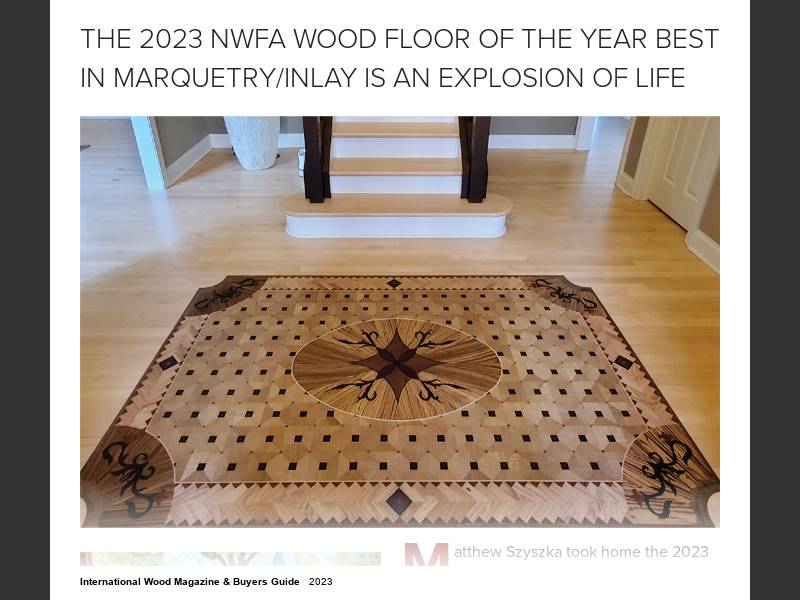Buyers Guide 2023The 2023 NWFA Wood Floor of the Year Best in Marquetry ...