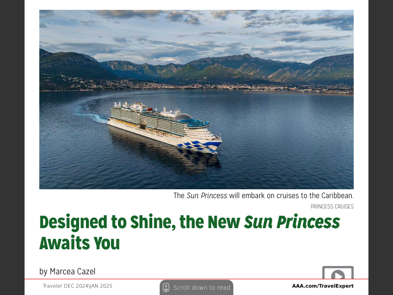Dec24/Jan25New Sun Princess