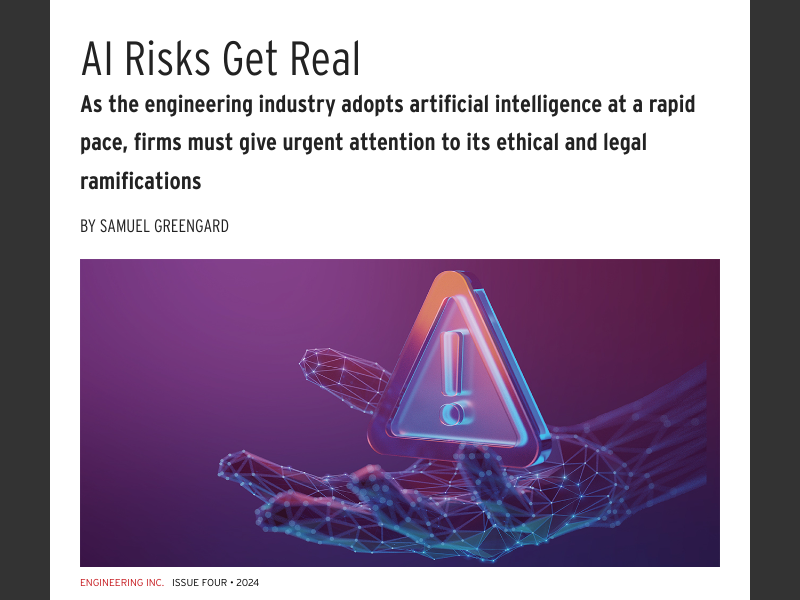 Issue Four 2024The Legal and Ethical Risks of Artificial Intelligence (AI)