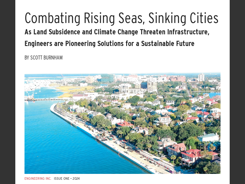 Issue One 2024Combating Rising Seas, Sinking Cities