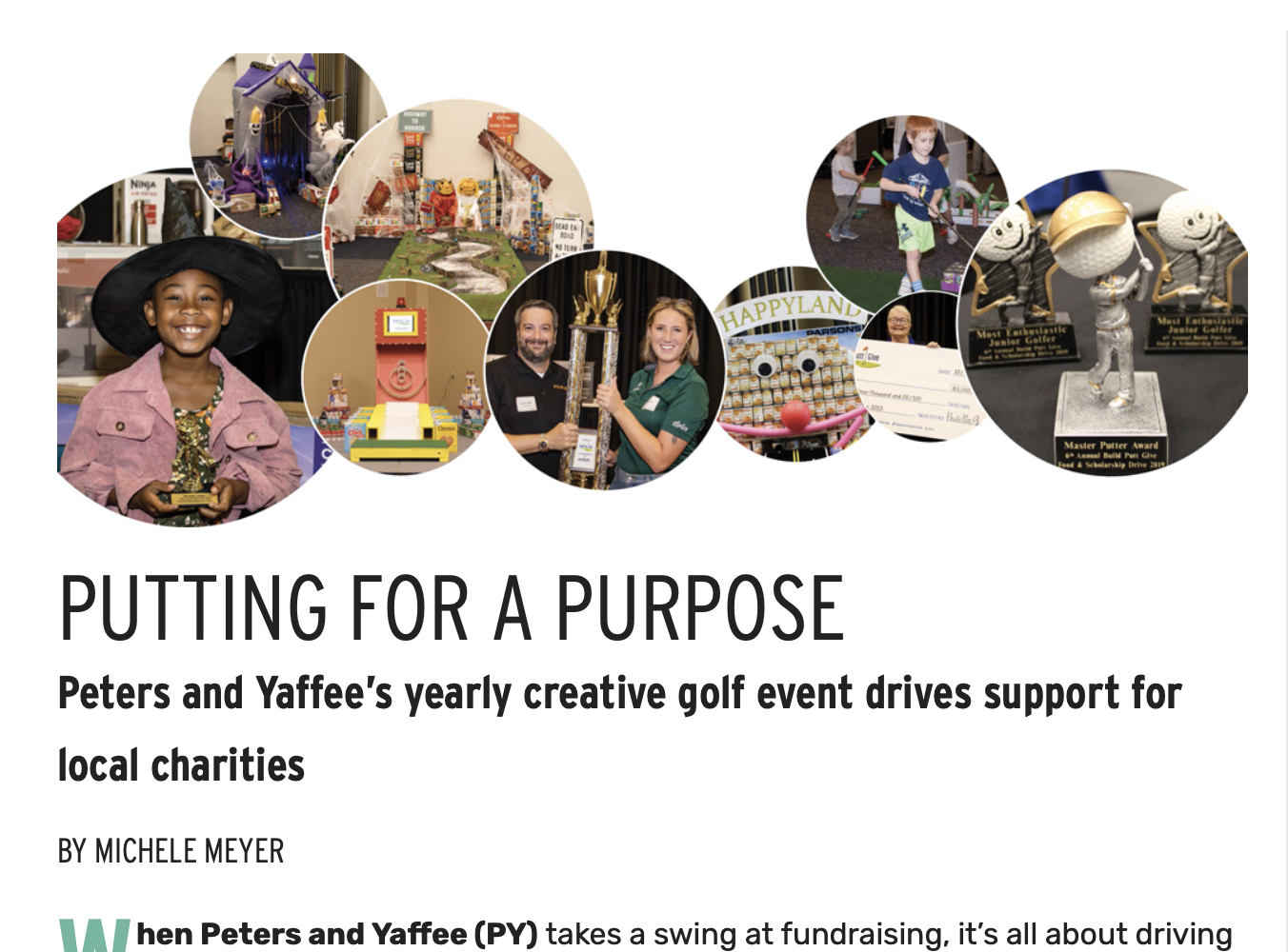 Issue One 2024Community Service Profile – Peters and Yaffee