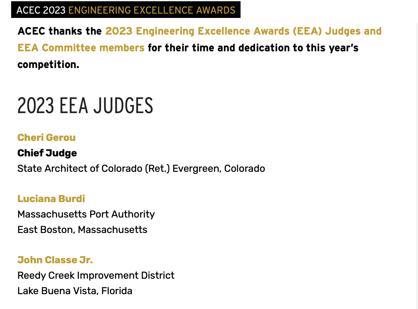 Issue Three 20232023 EEA Judges and Committee