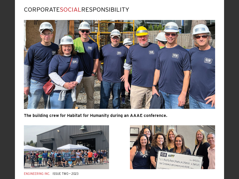 Issue Two 2023Corporate Social Responsibility Profile: C&S Companies