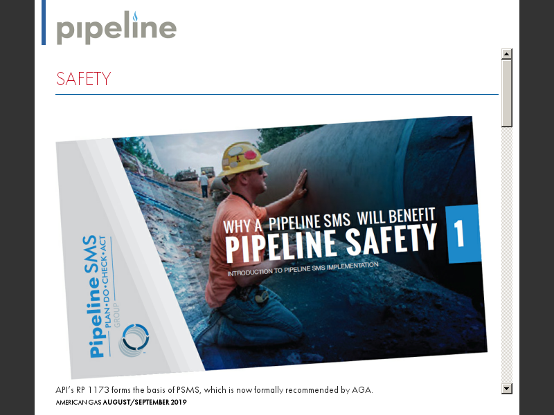 American Gas - August/September 2019Recommended Practice