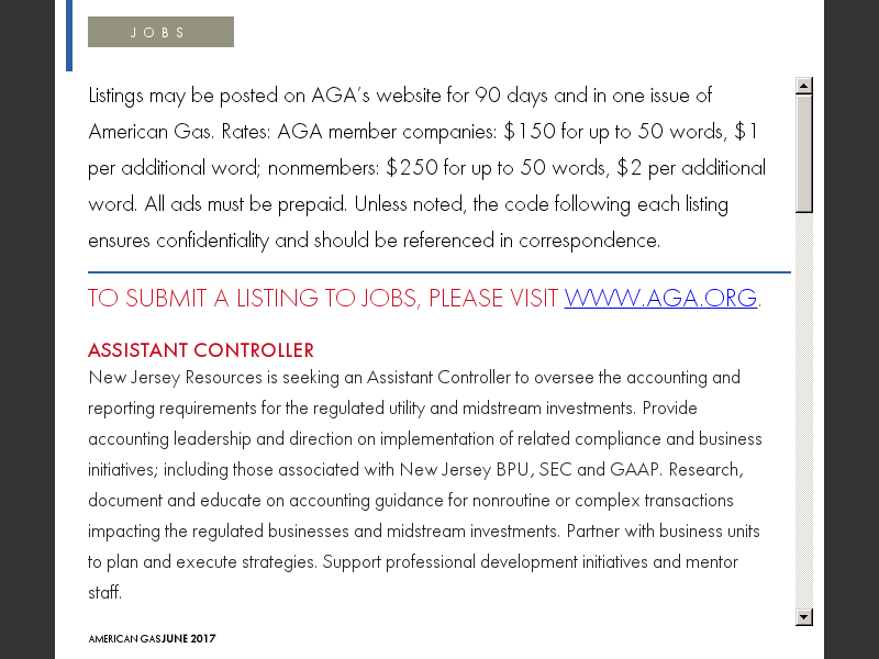 American Gas - June 2017Jobs