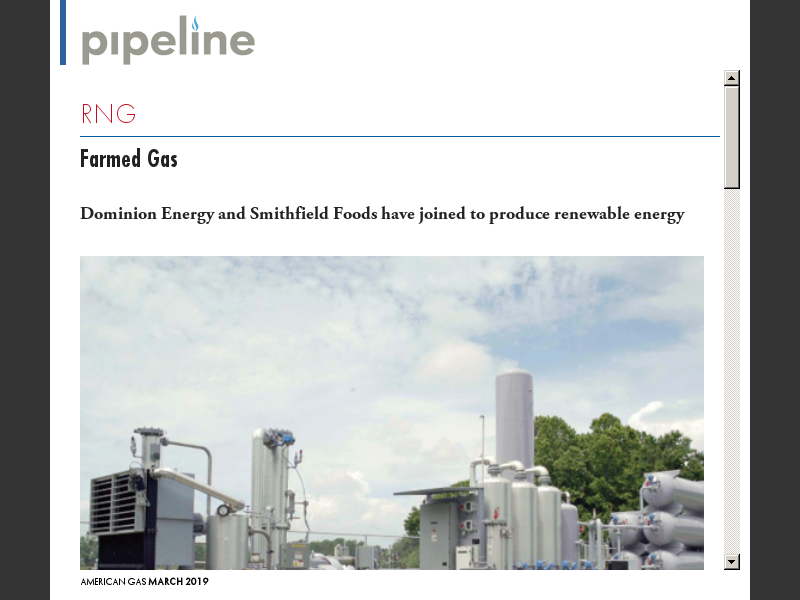 American Gas - March 2019Farmed Gas