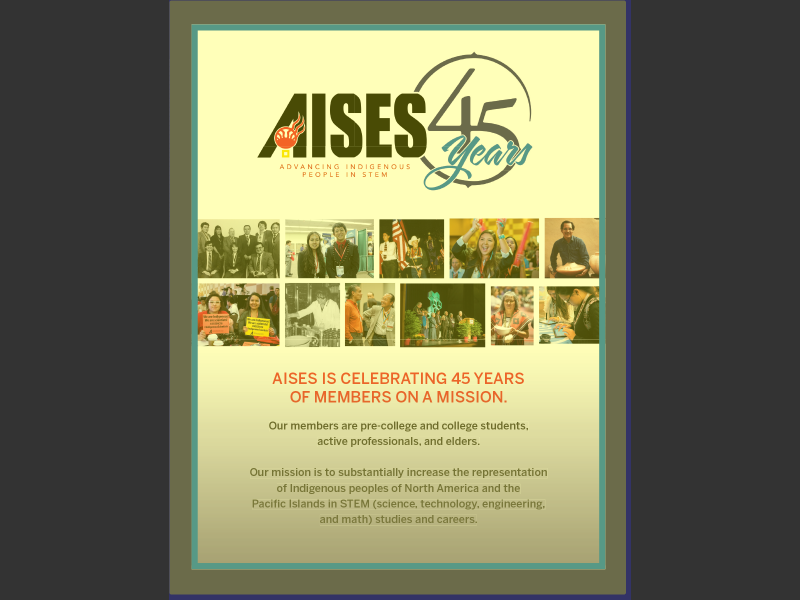 Spring 2022AISES 45 Years ad