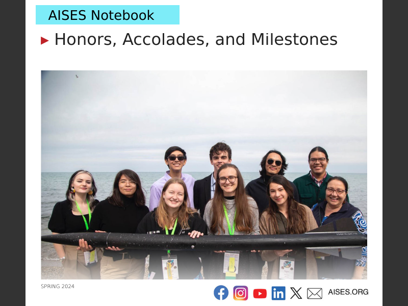 Spring 2024AISES Notebook_Chapter News