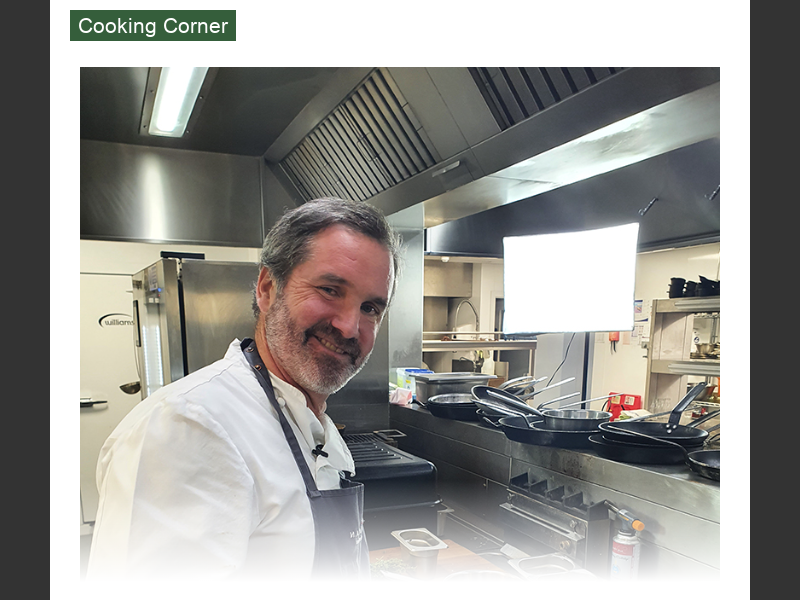 April 2023Cooking Corner: Sustainable Living with Mike Robinson