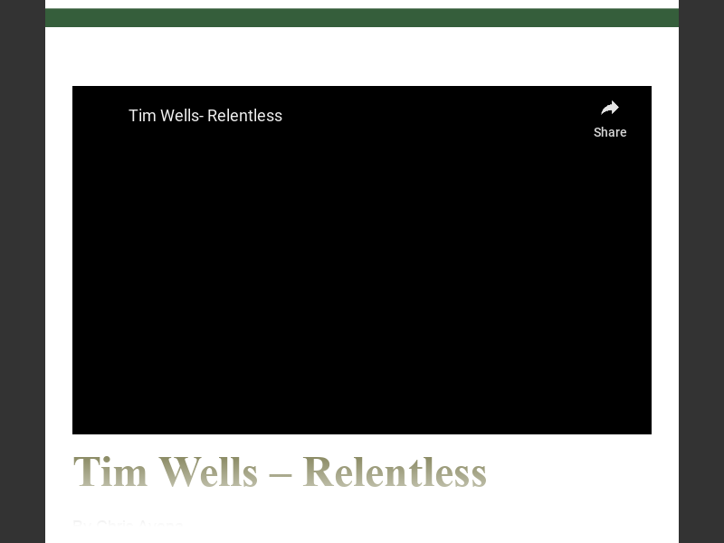 April 2024Tim Wells