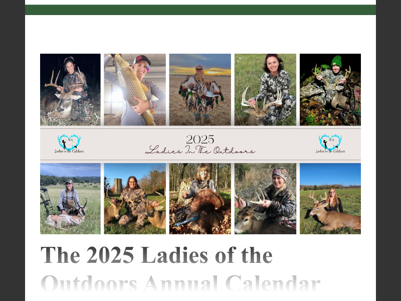 April 2025Ladies of the Outdoors Annual Calander Contest