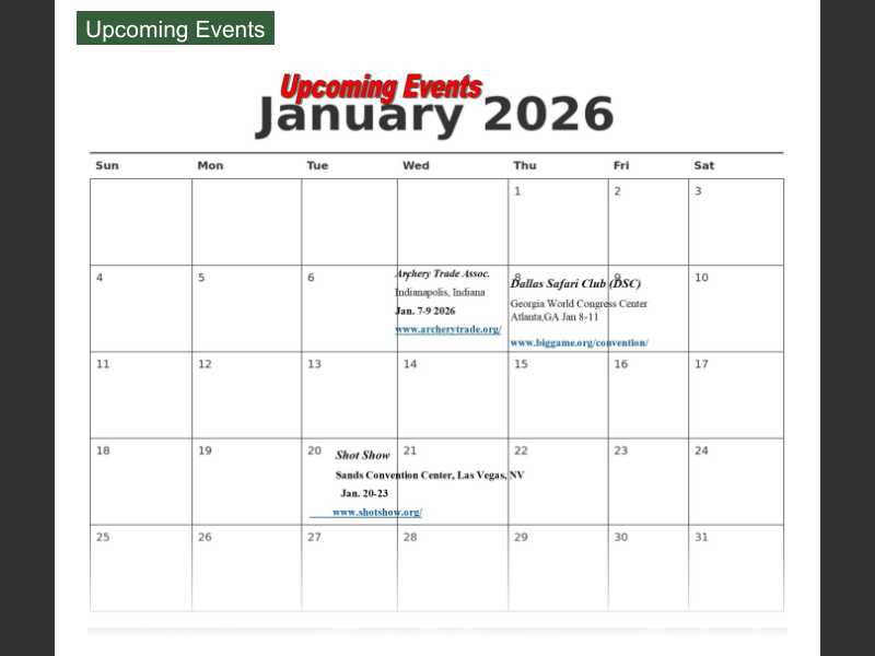 April 2025Upcoming Events