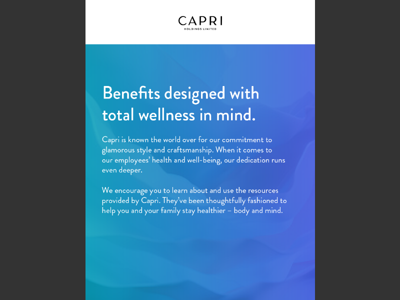 Capri Holdings Resource GuideCapri