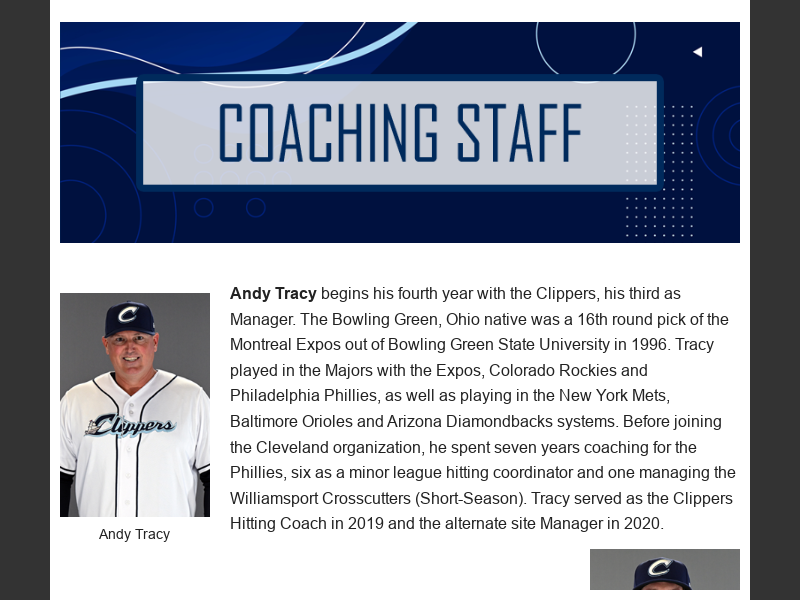 Issue 1Coaching Staff