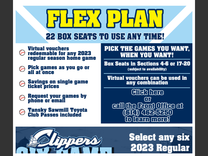 Issue 1Flex & Mini Ticket Plans