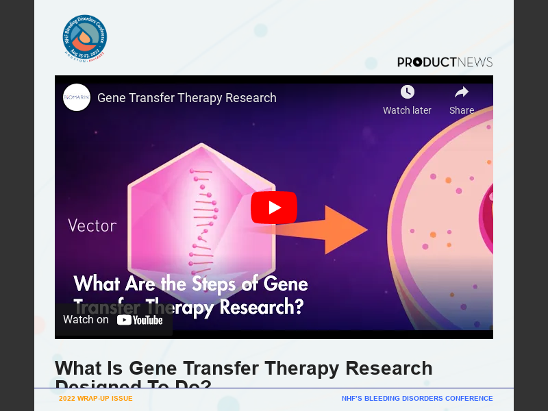 NHF Daily 2022 Wrap-upBioMarin Video