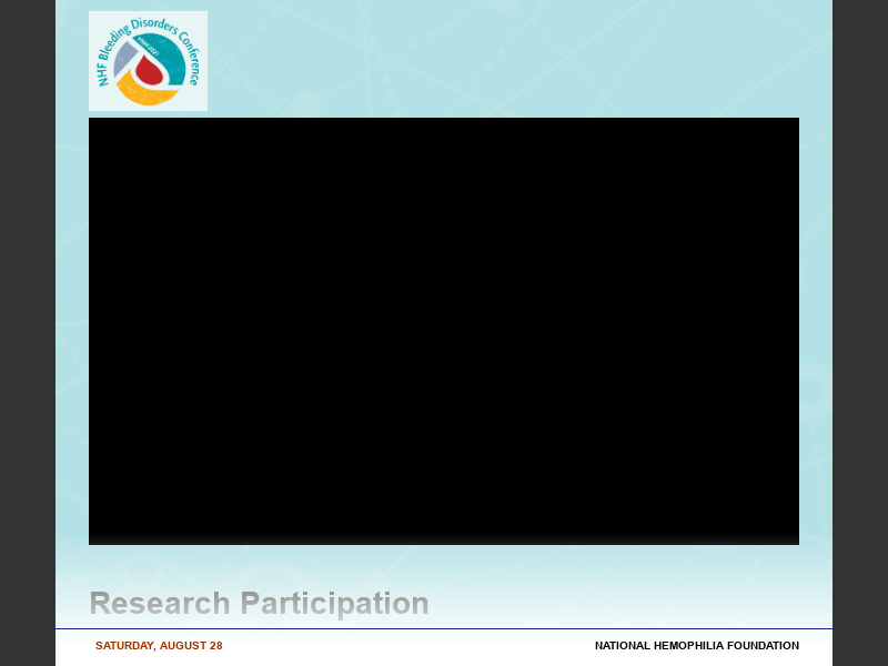 NHF Daily Sat., Aug. 28, 2021Research Participation