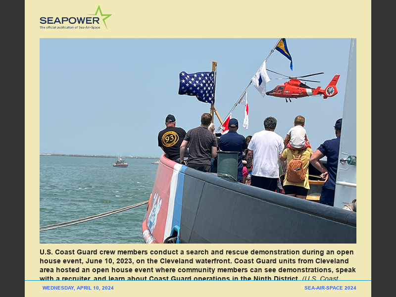 Seapower at Sea Air Space Wednesday 2024Coast Guard Recruiting