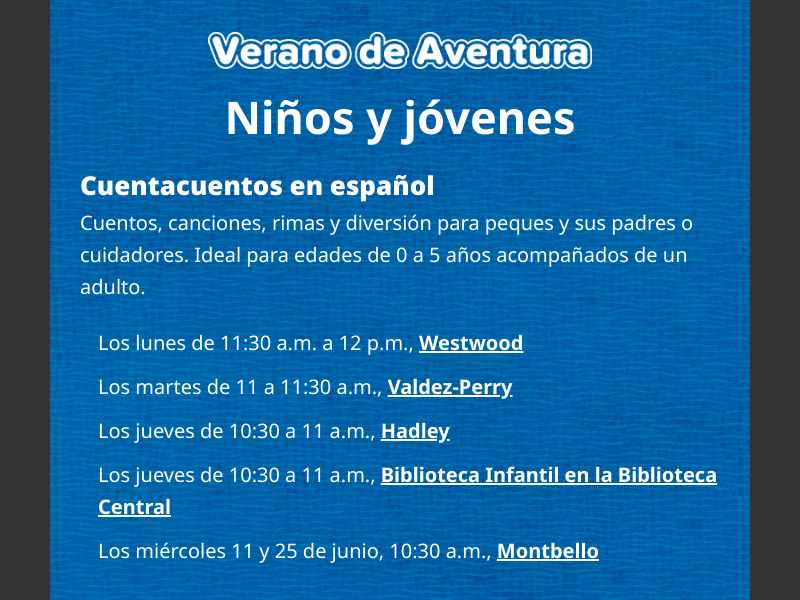 2025 JunioNiños y jóvenes
