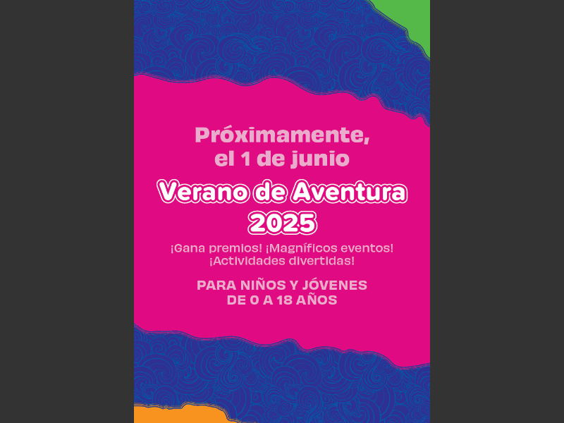 2025 MayoAdelanto del programa Verano de Aventura