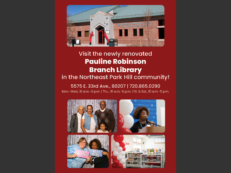 April 2025Pauline Robinson Branch Library