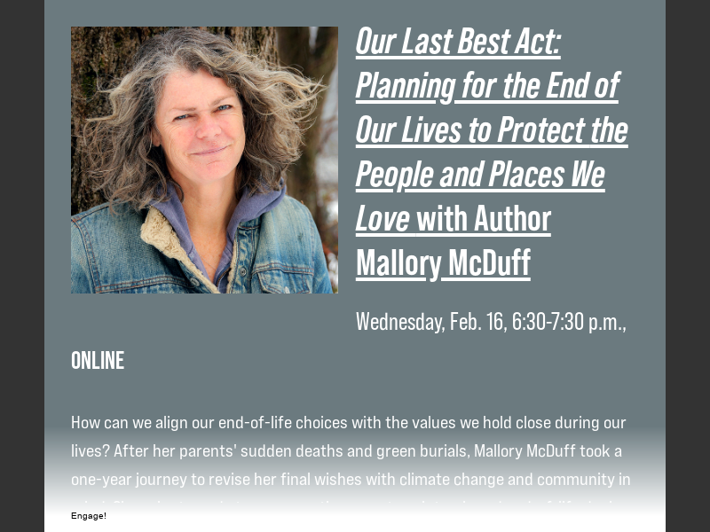 February 2022Our Last Best Act with Author Mallory McDuff