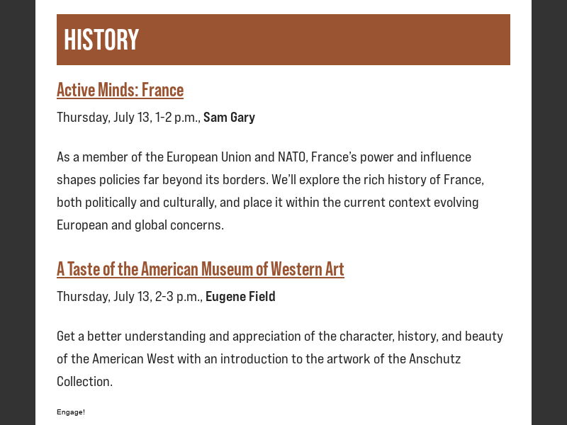 July 2023history