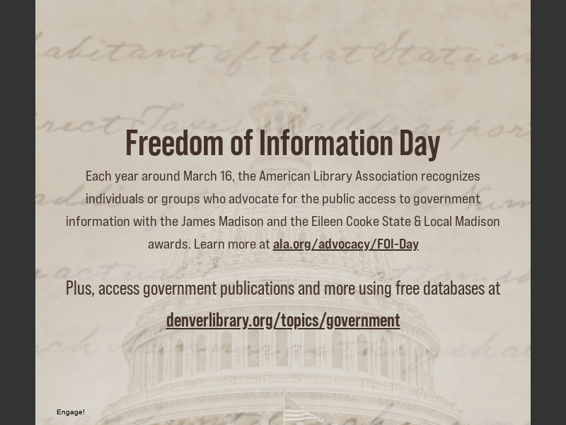 March 2024Freedom of Information Day