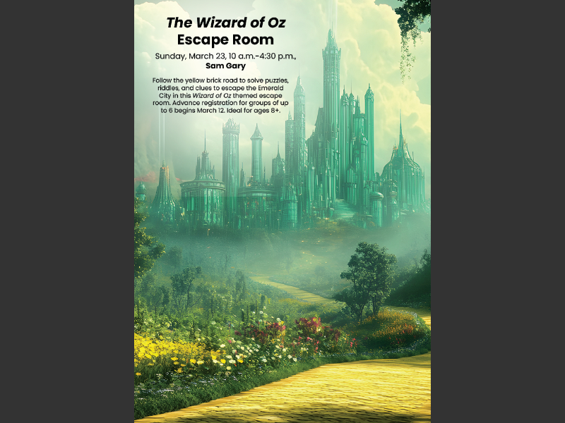March 2025The Wizard of Oz Escape Room