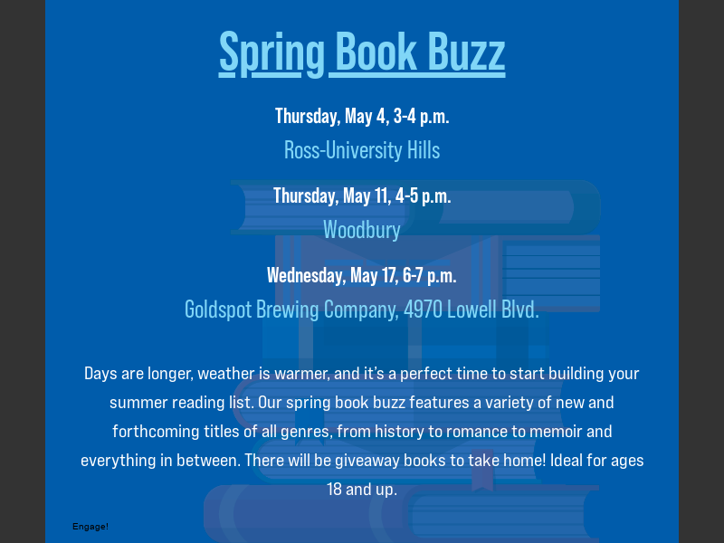 May 2023Spring Book Buzz