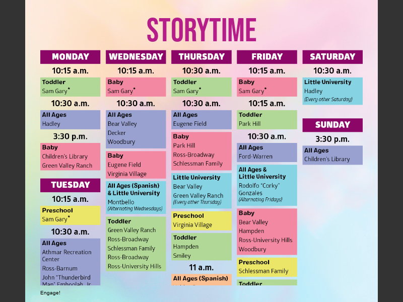 November 2023Storytime