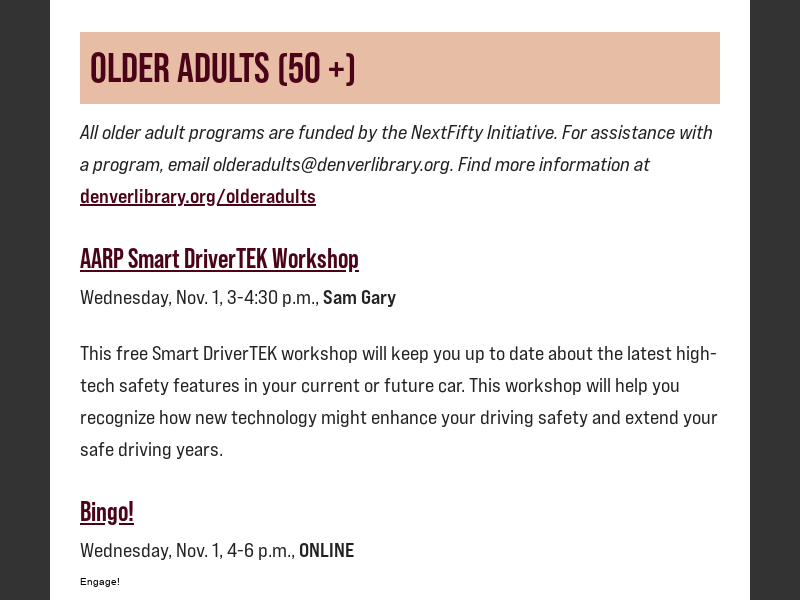 November 2023Older Adults (50 +)