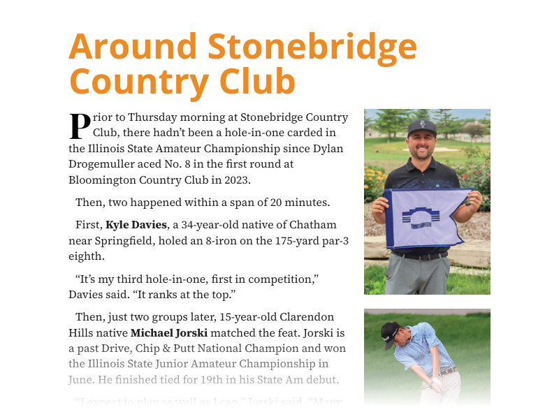 August 2025Recap: Illinois State Amateur (Around Stonebridge Country Club)
