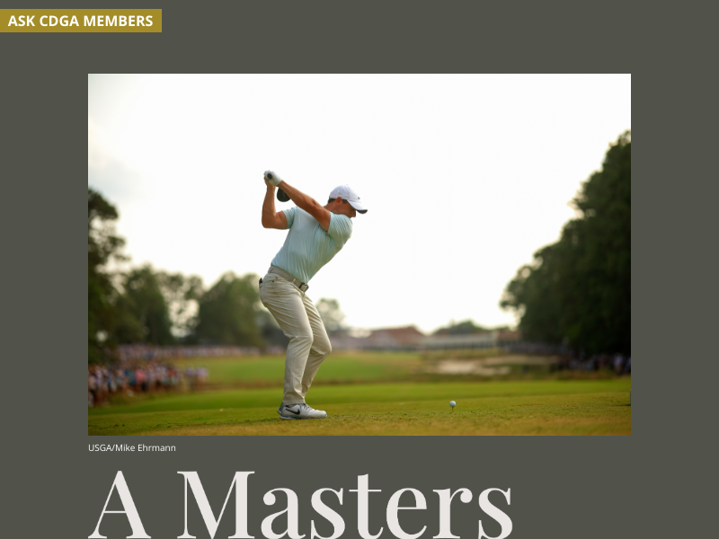 May 2025Ask CDGA Members