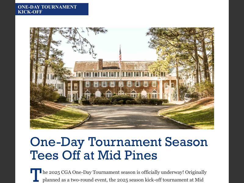 February 2025One-Day Tournament Kick-Off