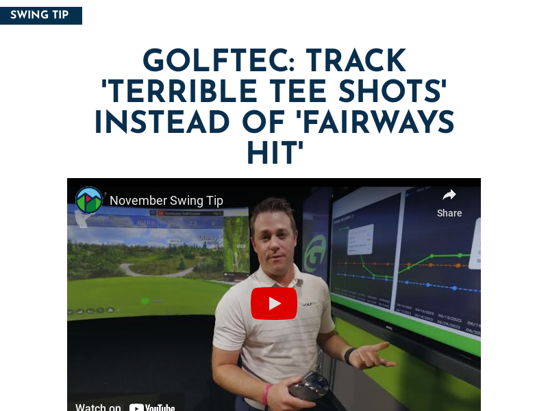 November 2023Swing Tip