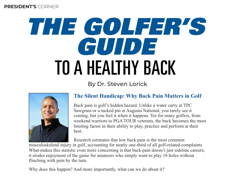 September 2025Presidents Corner