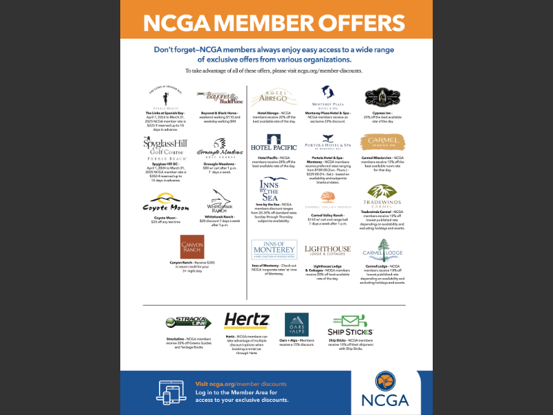 August 2025NCGA PSA - Member Benefits