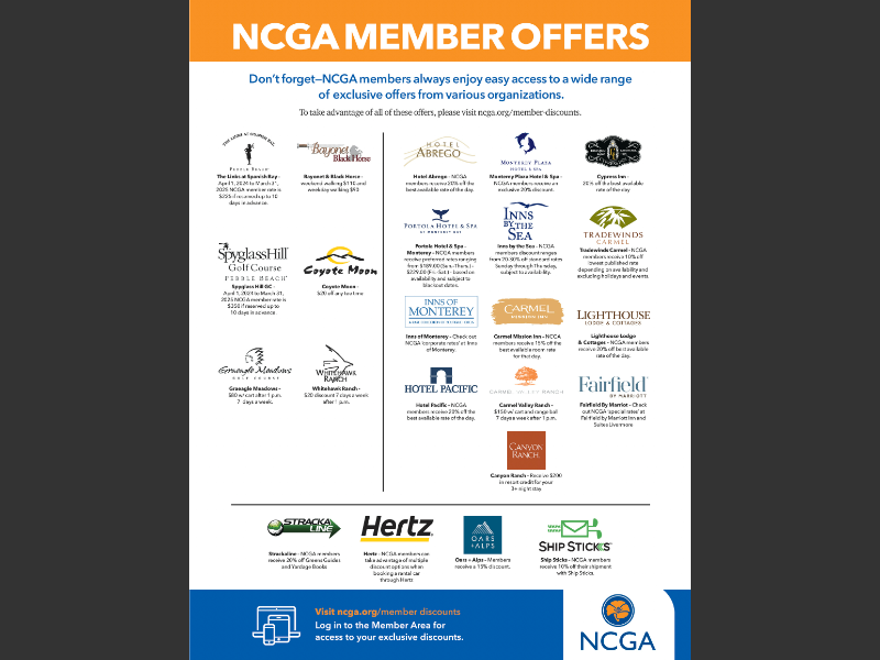September 2025NCGA PSA - Member Benefits