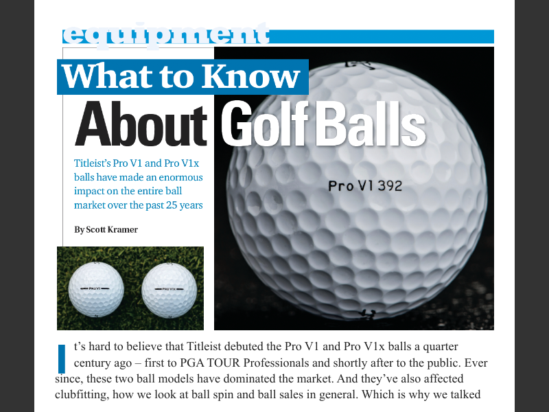 April 2025Equipment: Golf Balls