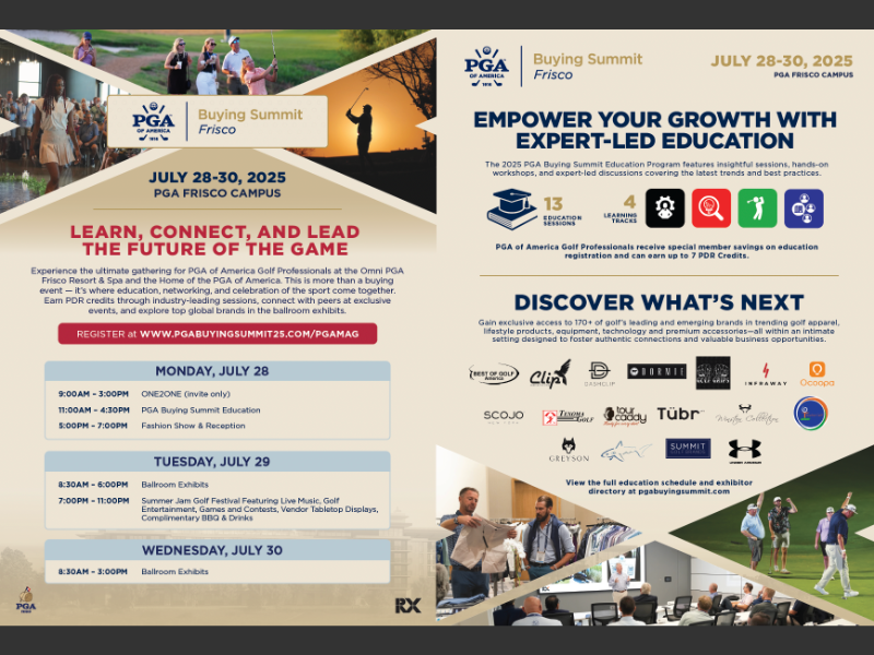 July 2025PGA EXPO/REED AD SPREAD