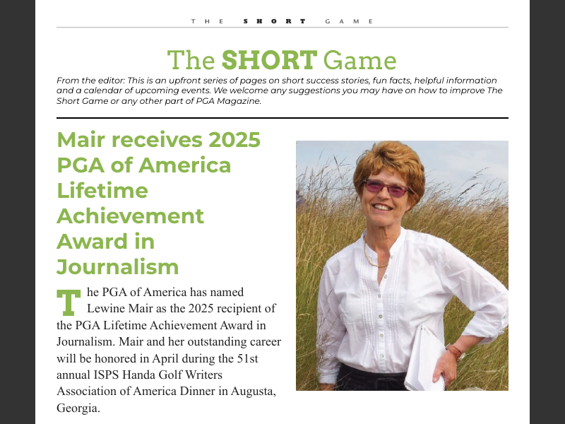 March 2025Short Game 1