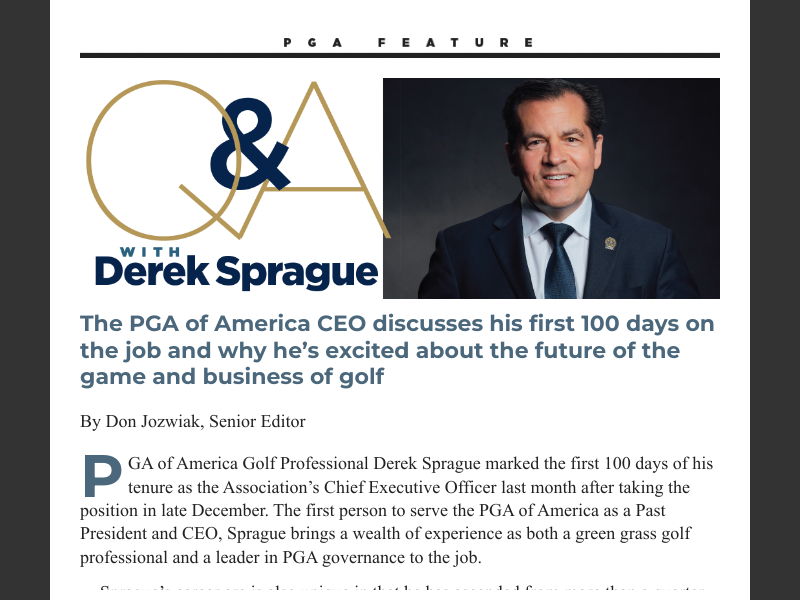 May 2025Derek Sprague: First 100 Days 1