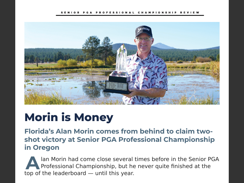 November 2024Sr. PGA Pro Champ Review