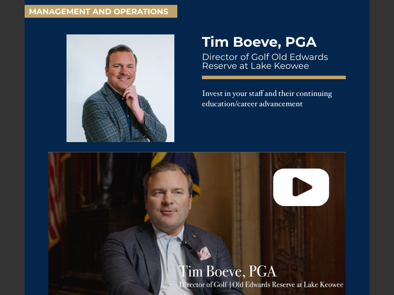 PGA Productions Video ArchiveTim Boeve, PGA