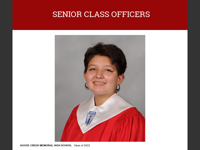 2022 GCM Graduation ProgramSenior Class Officers