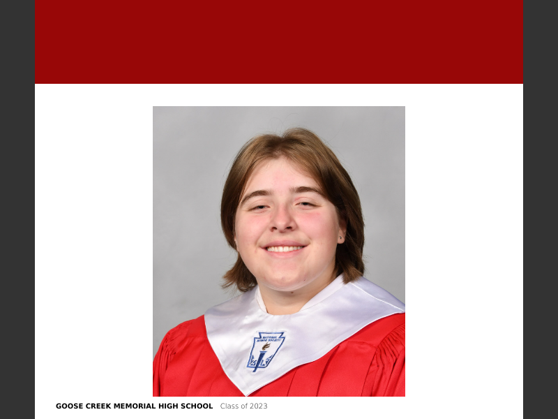 2023 GCM Graduation ProgramStudent Body Officers