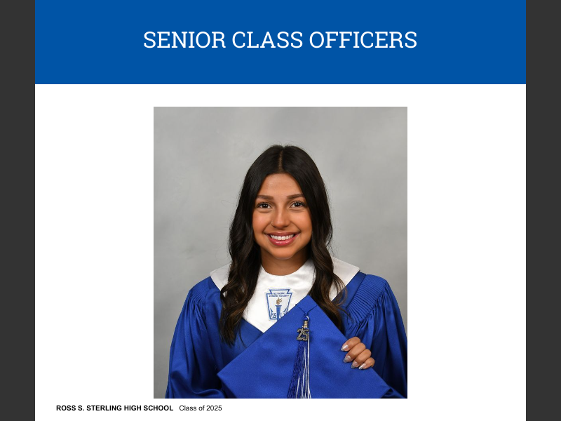 2025 RSS Graduation ProgramSenior Class Officers